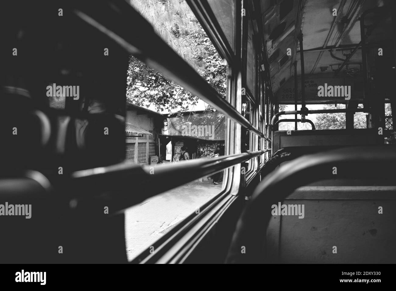 Bus mode transport Black and White Stock Photos & Images - Alamy