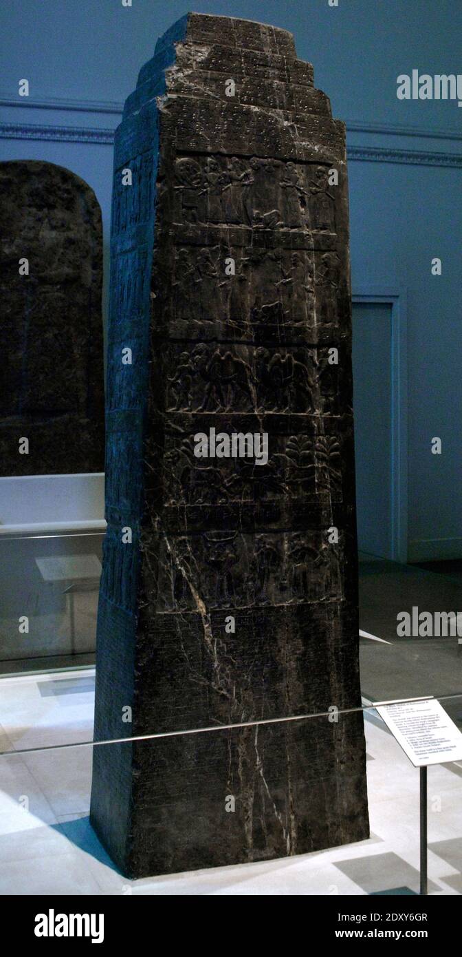 Black obelisk of shalmaneser iii hi-res stock photography and images ...