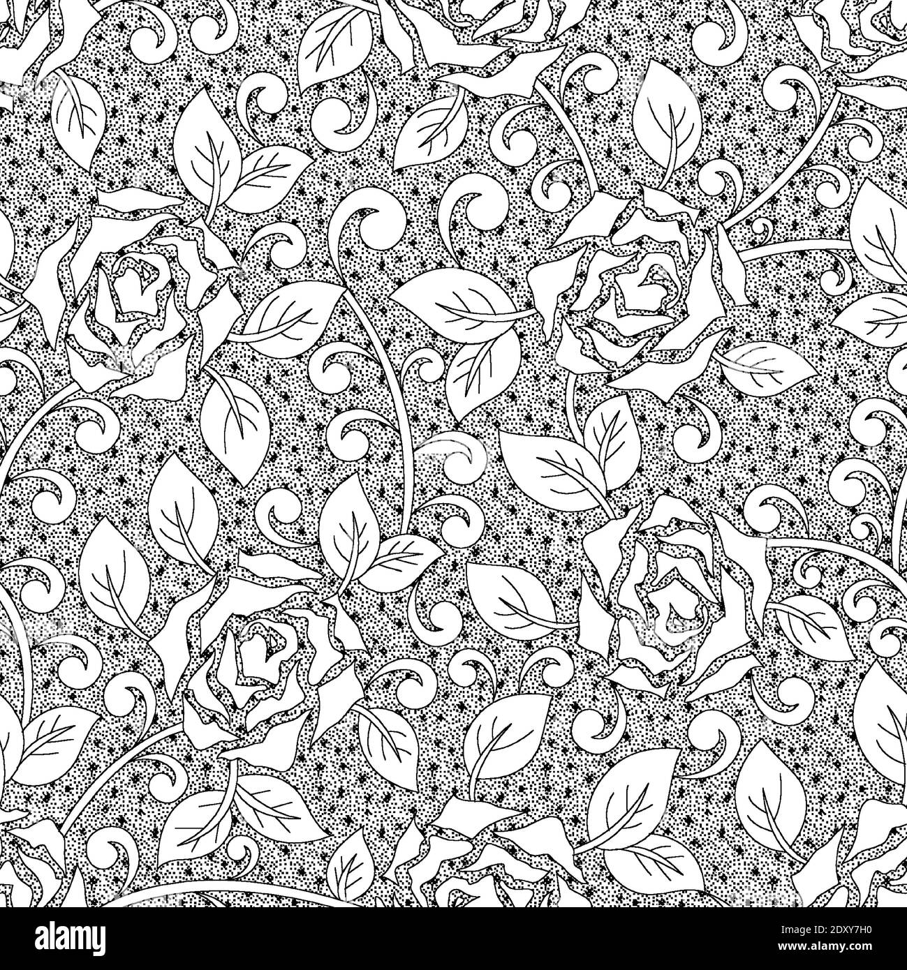 seamless luxury pattern, textile pattern, texture, dot, flower, design ...