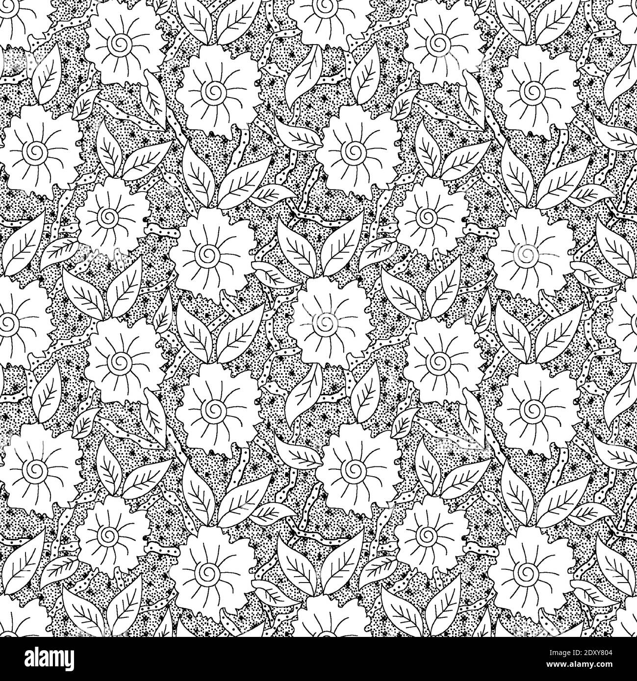 seamless luxury pattern, textile pattern, texture, dot, flower, design ...