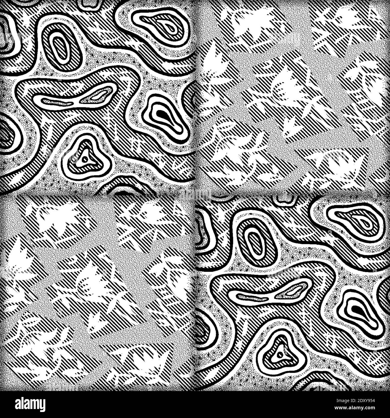 Dot flower pattern hi-res stock photography and images - Alamy