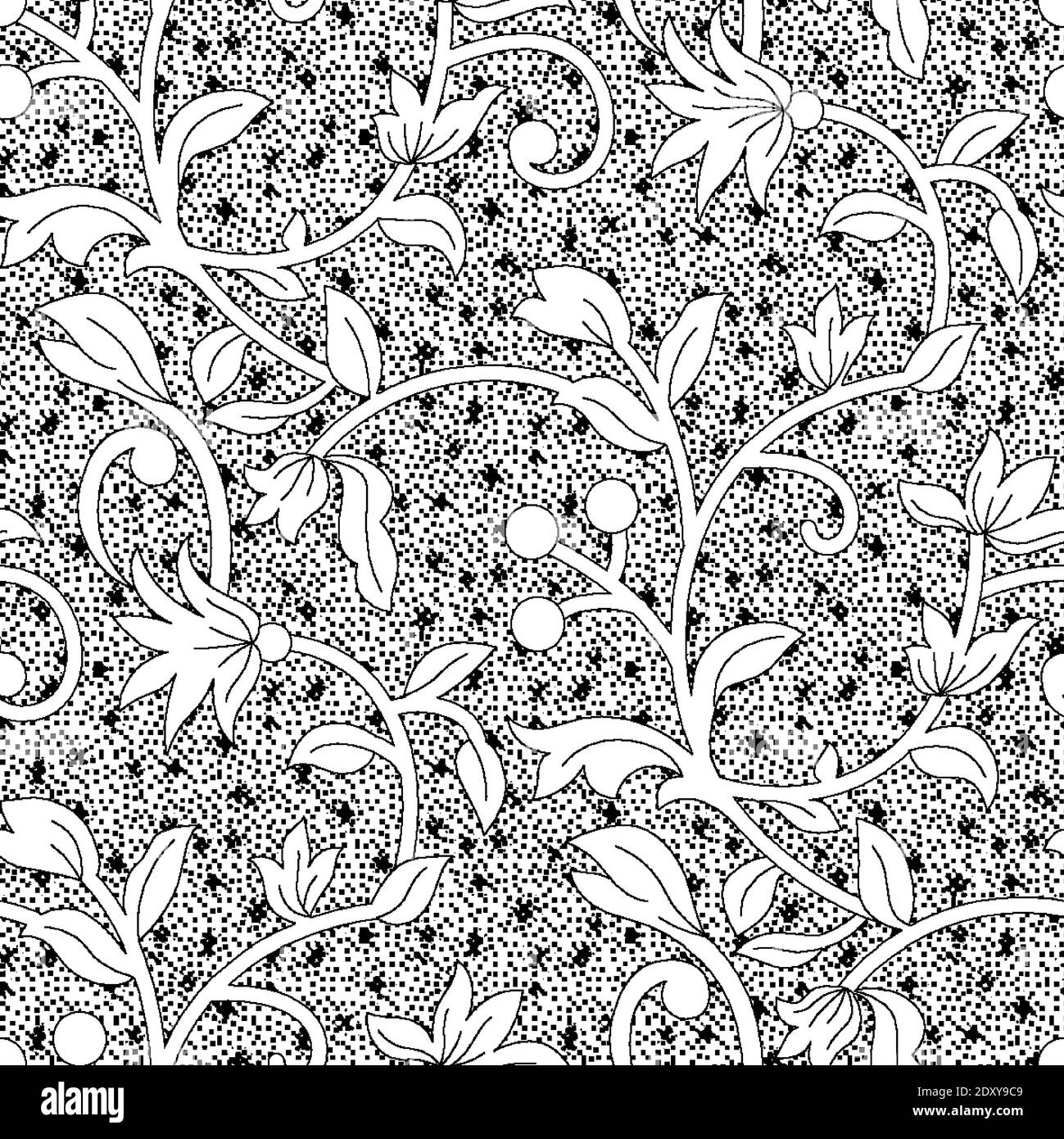 seamless luxury pattern, textile pattern, texture, dot, flower, design ...