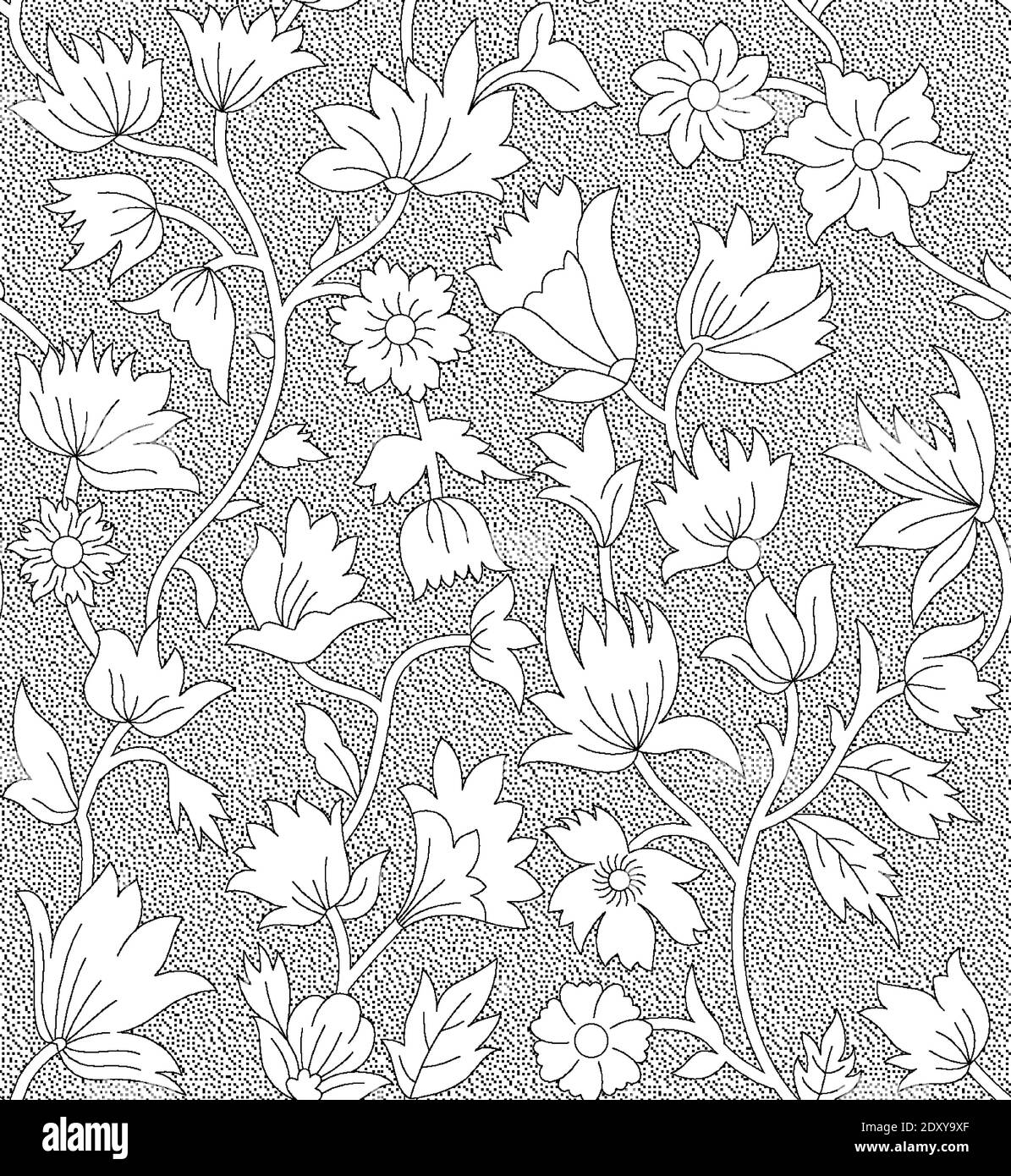 seamless luxury pattern, textile pattern, texture, dot, flower, design ...