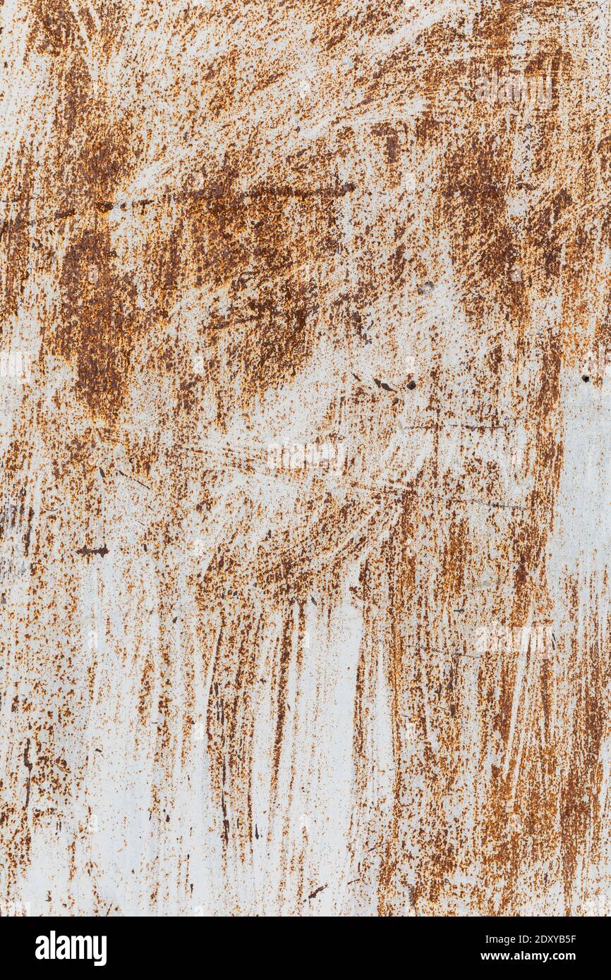 Texture of old painted rusty iron sheet Stock Photo - Alamy