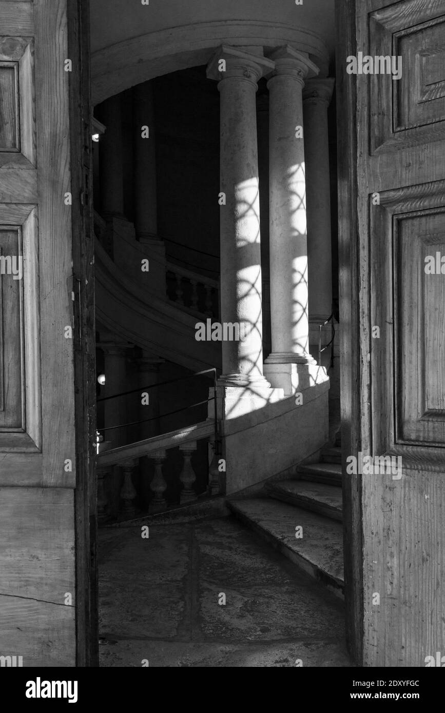 Interior Of Old Building Stock Photo - Alamy