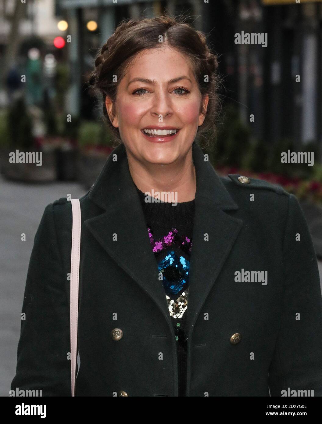 Lucy Horobin seen arriving at the Global Radio Studios in London Stock ...