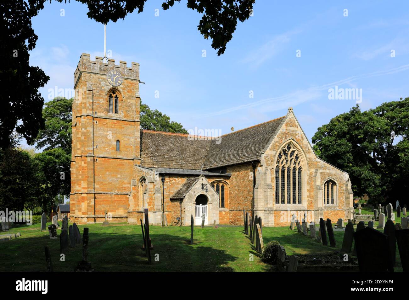 St Giles Church, Medbourne village, Leicestershire County, England, UK ...