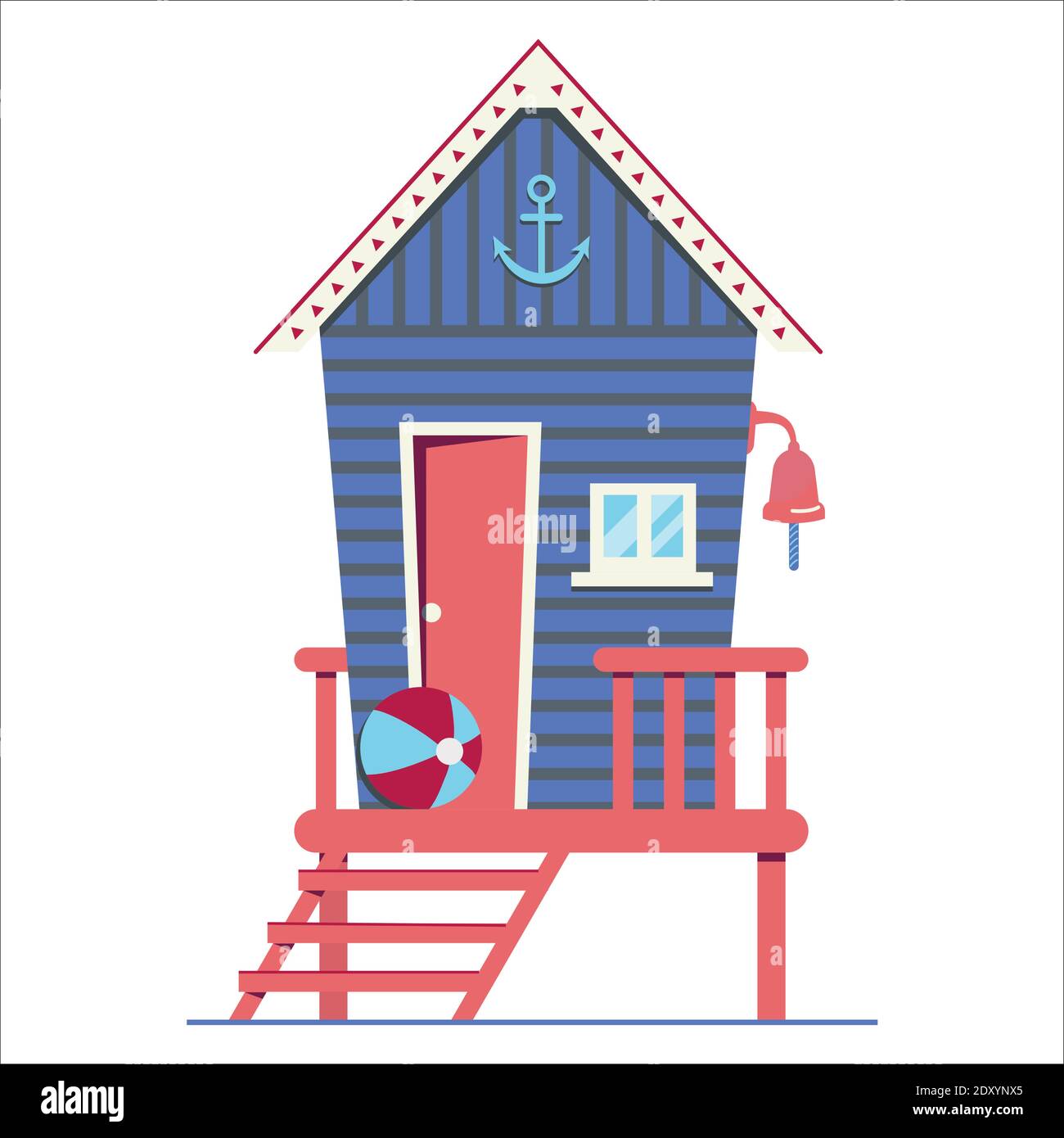 Beach House Vector