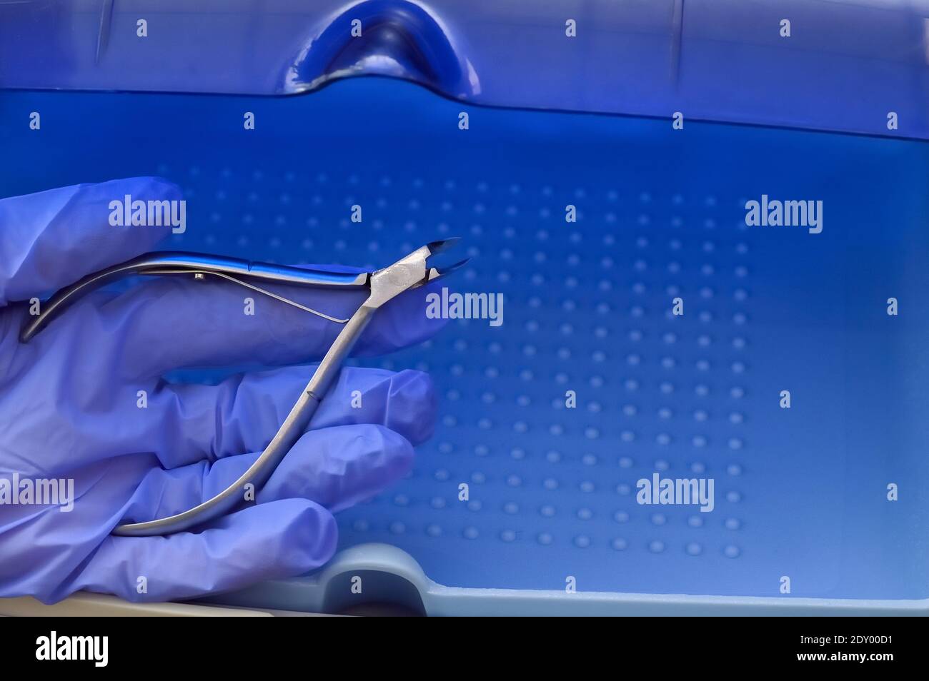 nippers for manicure and pedicure after sterilization from bacteria and ...