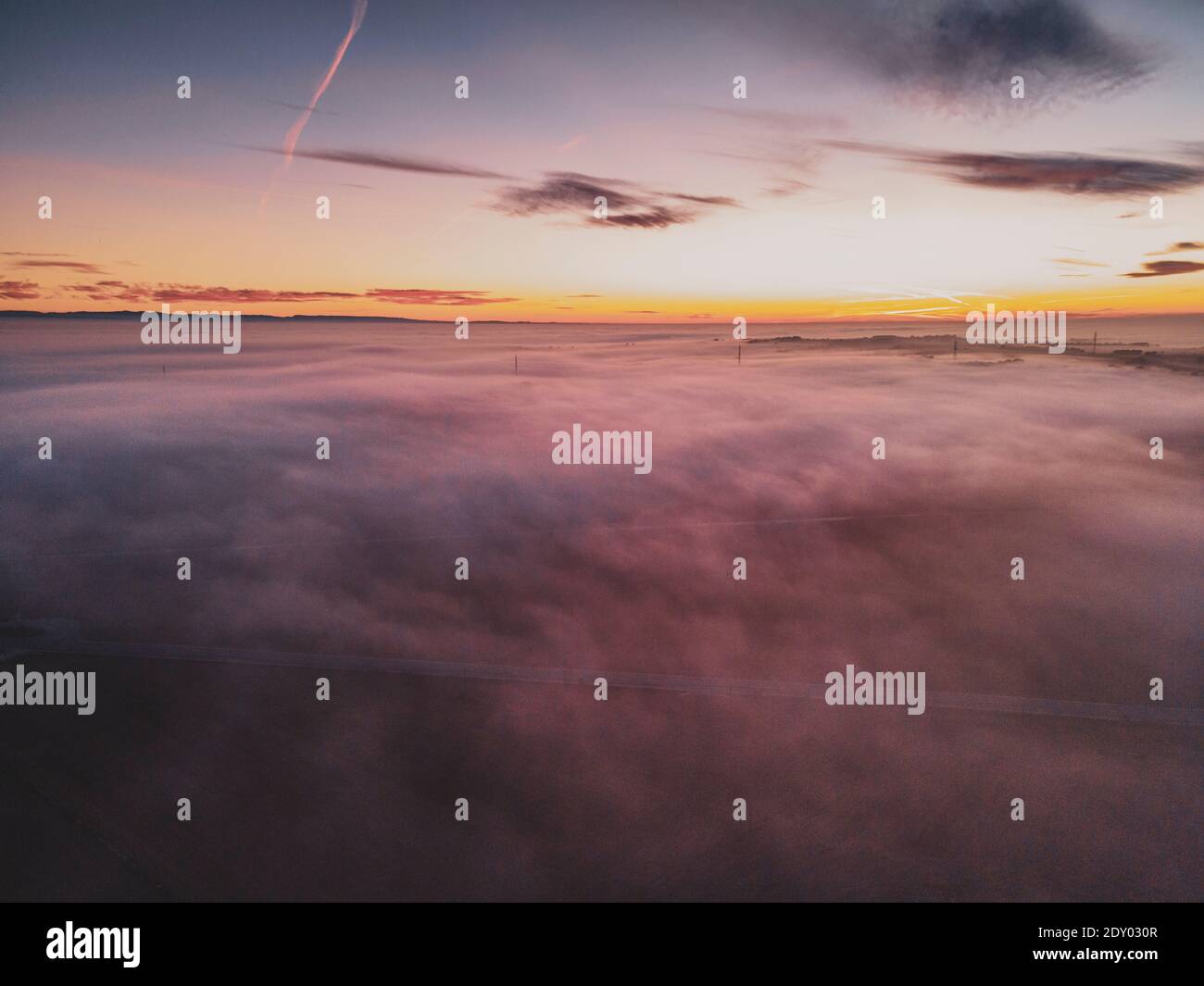 Drone fog hi-res stock photography and images - Alamy