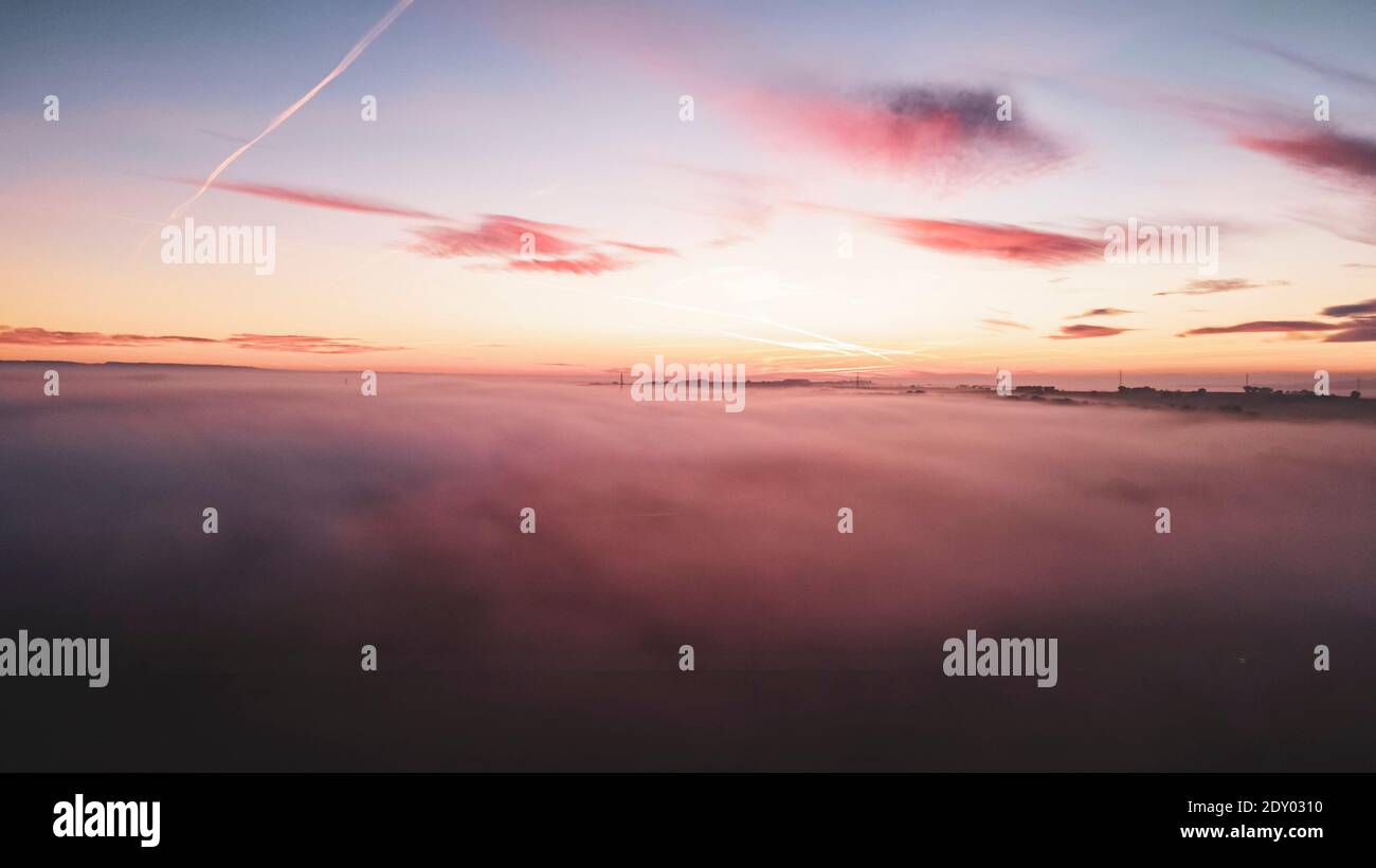 Drone fog hi-res stock photography and images - Alamy