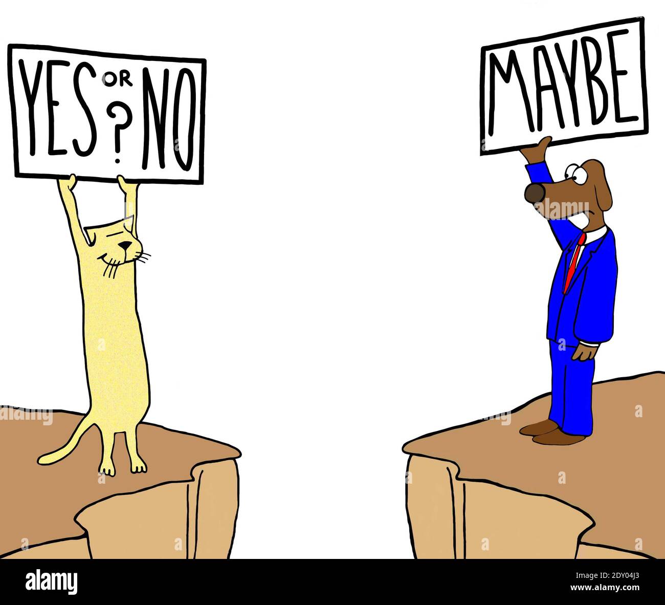 Dog and cat cartoon hi-res stock photography and images - Alamy