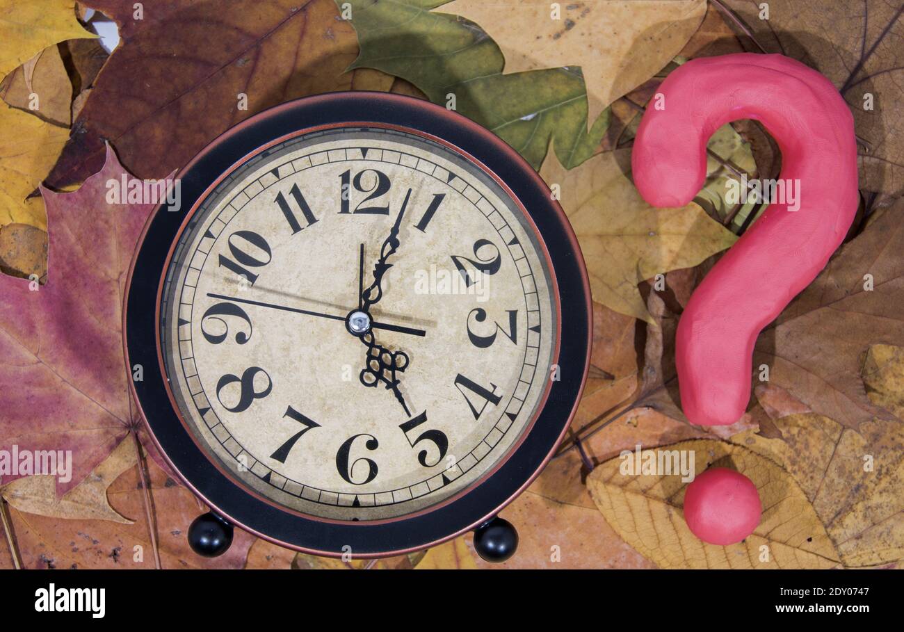 Clock Face With Question Mark High Resolution Stock Photography and ...