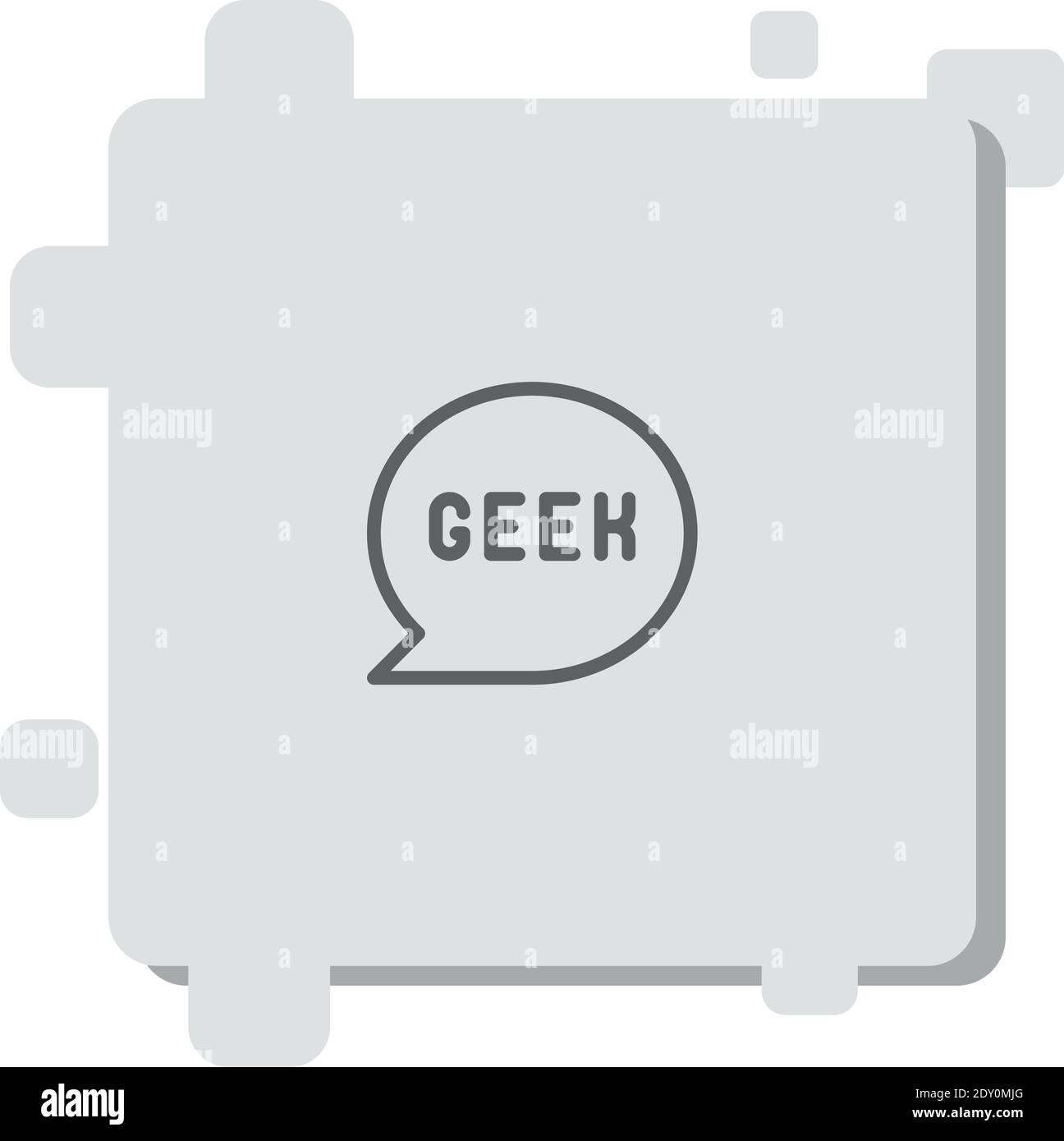 geek vector icon modern simple vector illustration Stock Vector Image ...