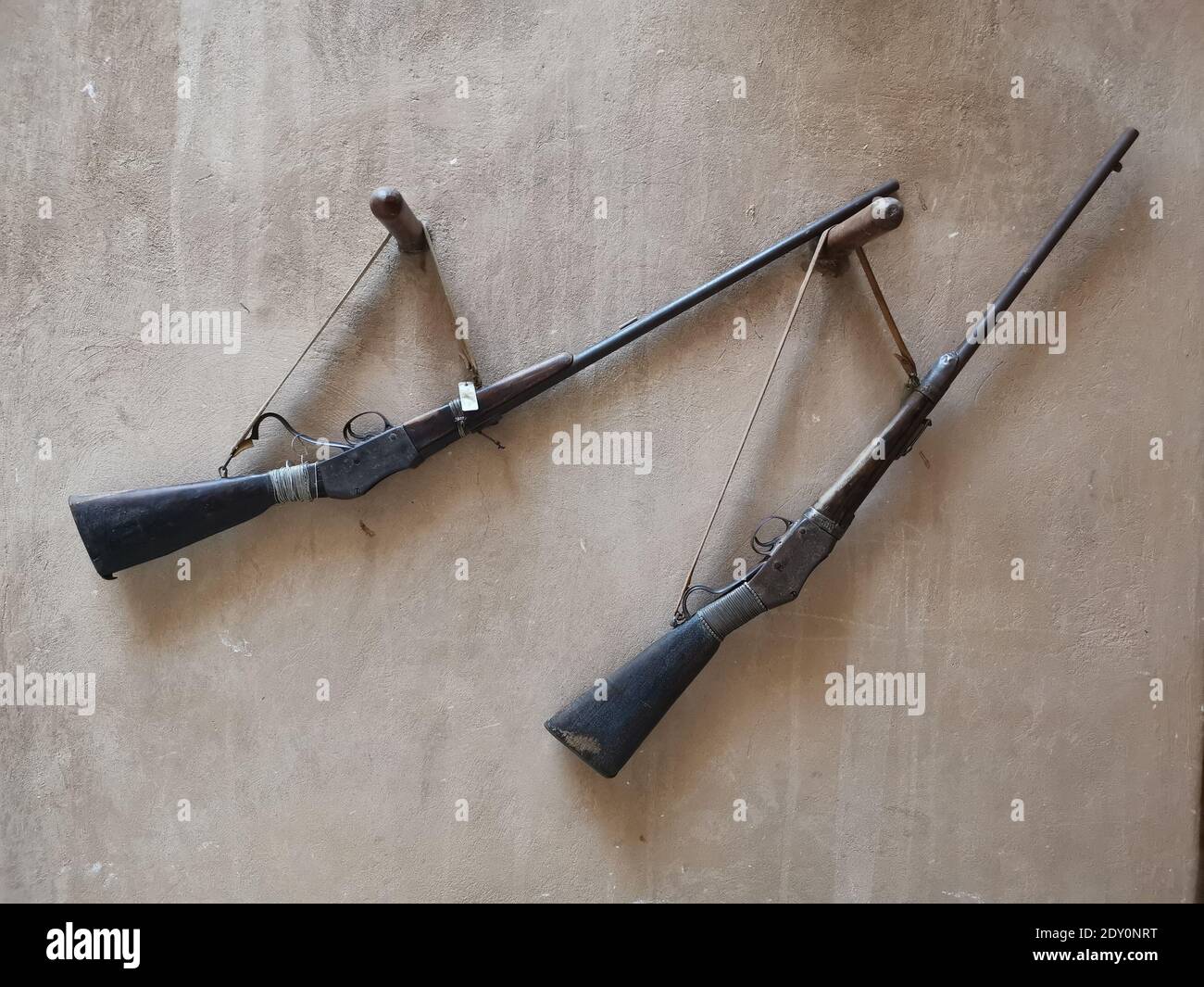 Rifle hanging on wall hi-res stock photography and images - Alamy