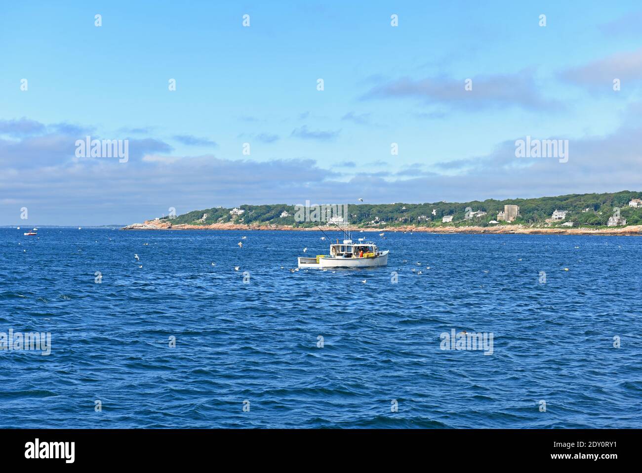 Lobster Fishing Boat at Gloucester Bay near Gloucester city, Gloucester ...