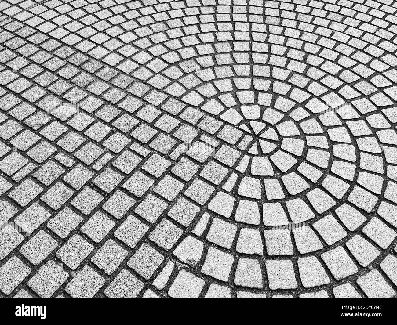 Circle Pattern Stone Block Paving High Resolution Stock Photography and ...