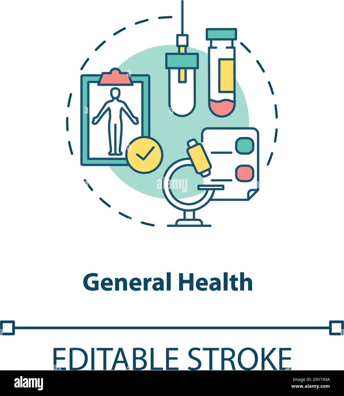 General health concept icon Stock Vector Image & Art - Alamy