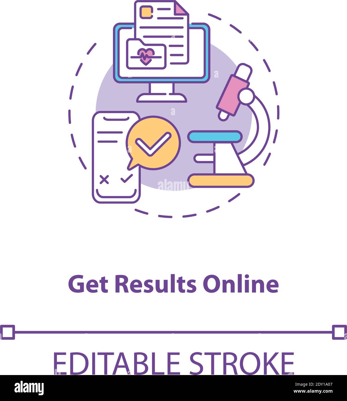 Clinical test results Stock Vector Images - Alamy