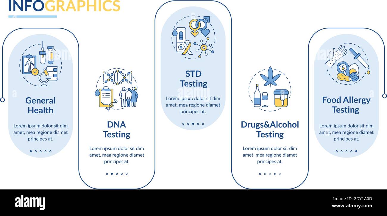 Diagnostic tests vector infographic template Stock Vector Image & Art ...