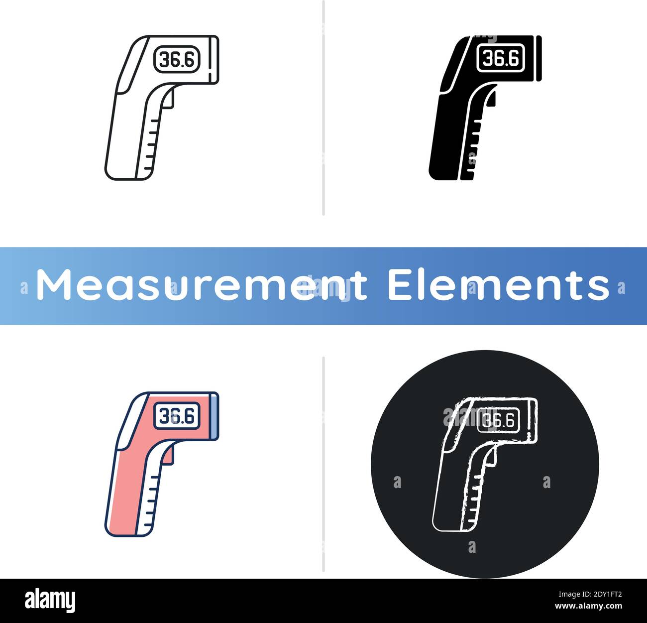 Infrared thermometer icon Stock Vector Image & Art - Alamy