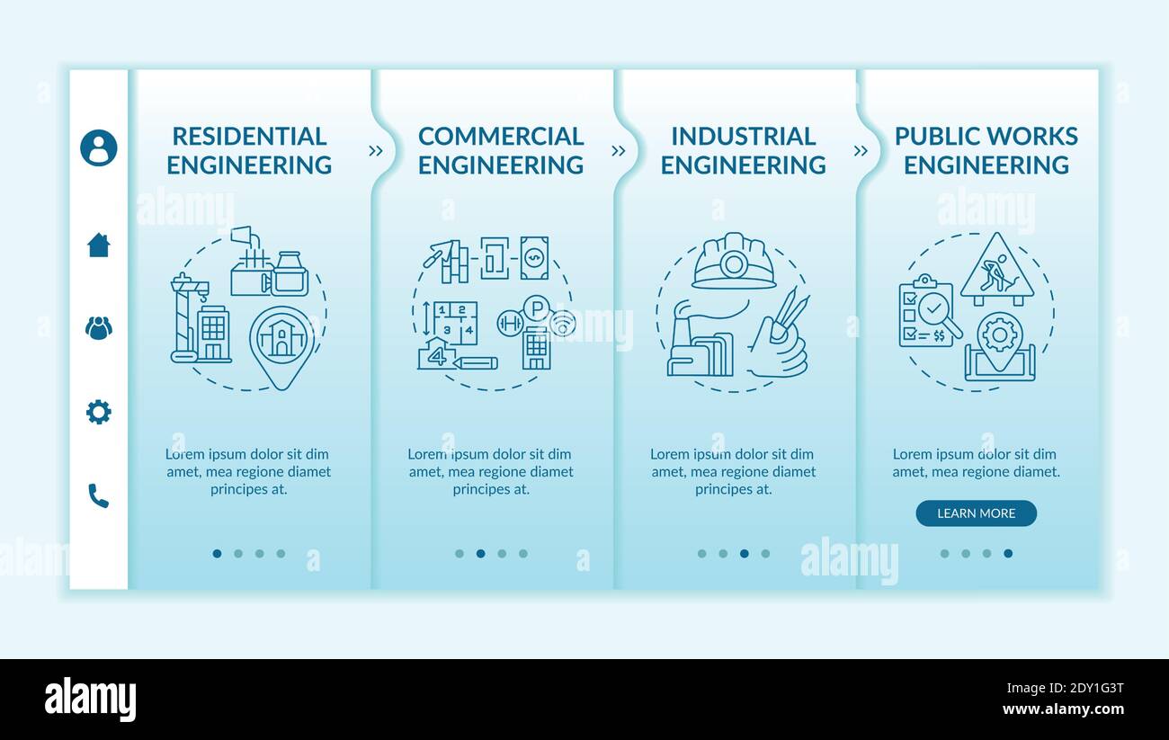 Civil engineering onboarding vector template Stock Vector Image & Art ...