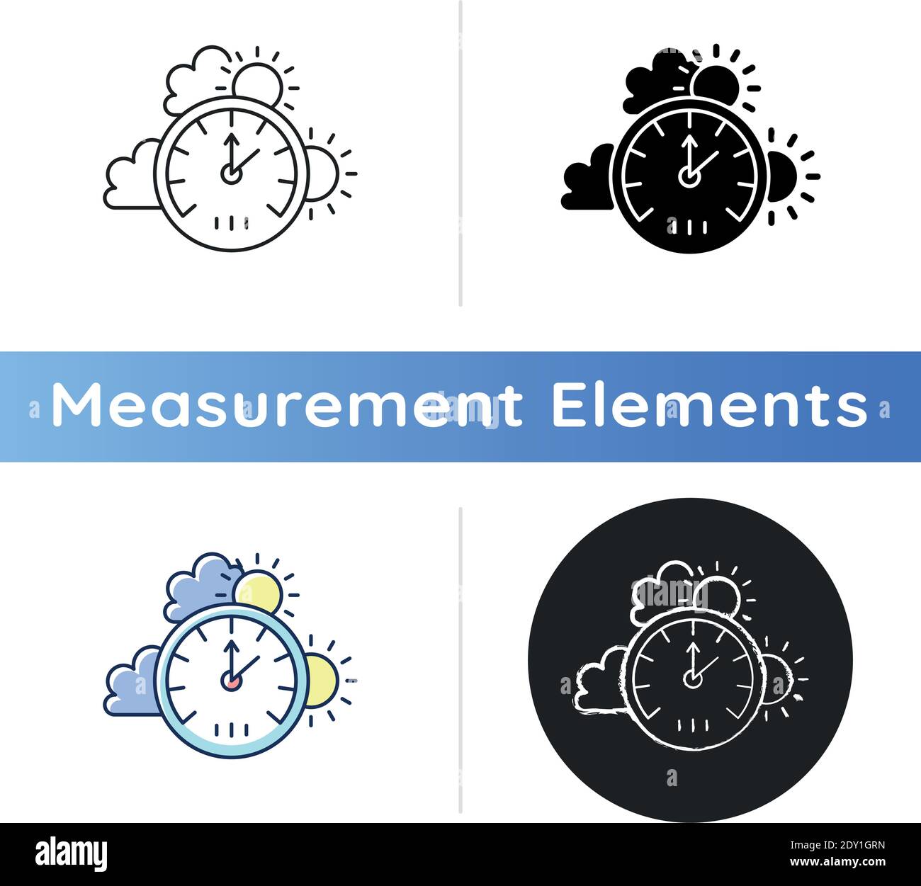 Air pressure barometer Stock Vector Images - Alamy