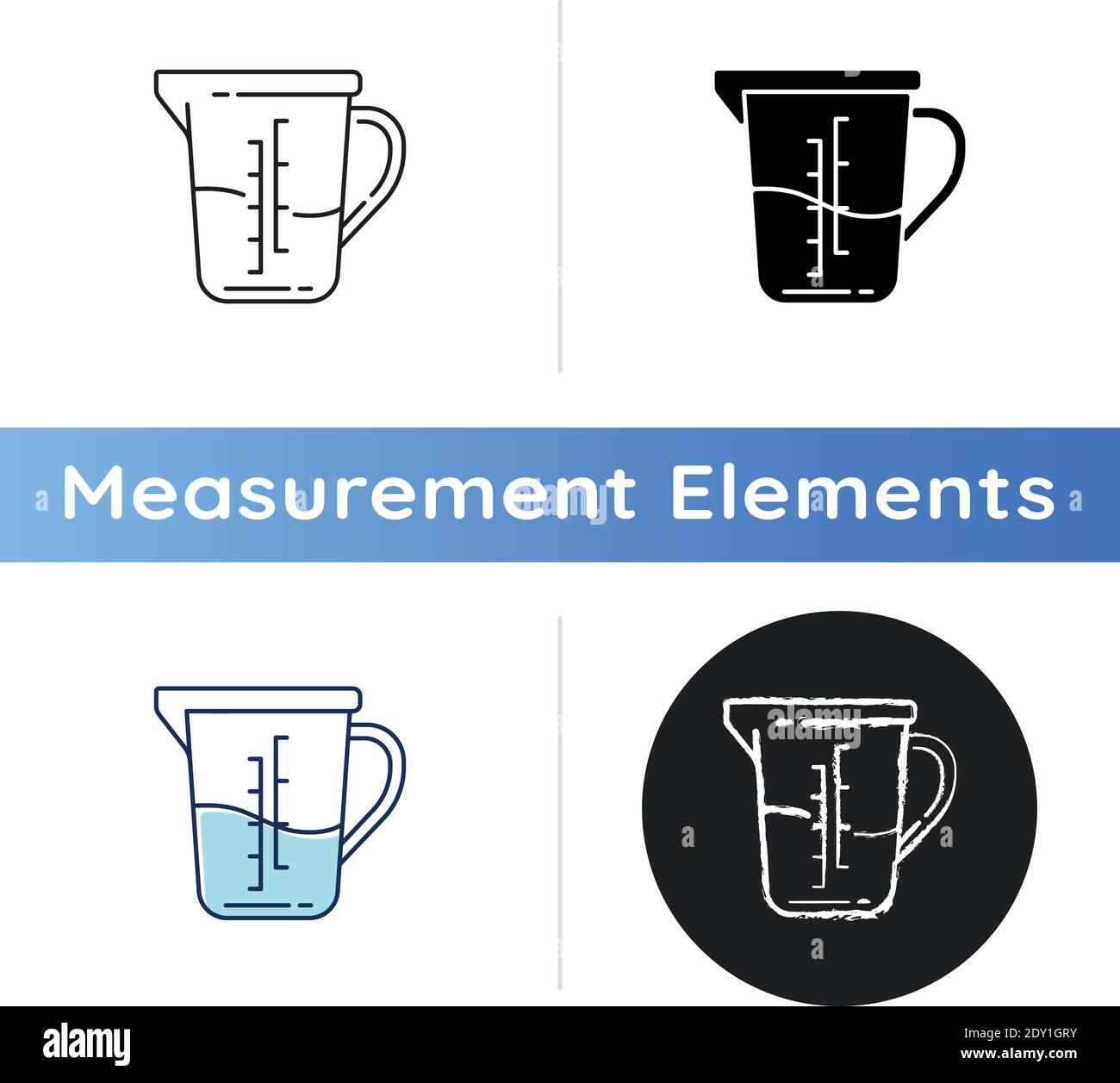 Measuring cup icon Stock Vector Image & Art - Alamy