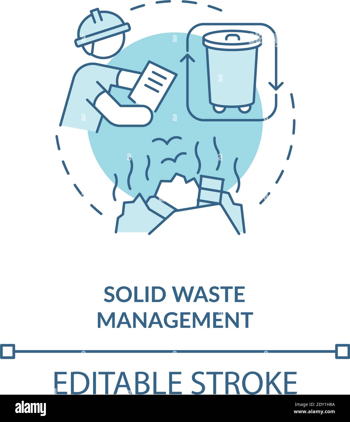 Municipal solid waste Stock Vector Images - Alamy