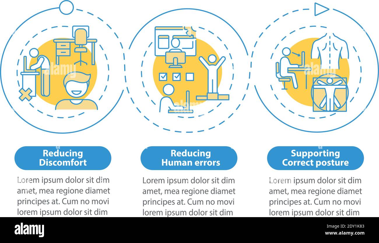 Ergonomic design vector infographic template Stock Vector Image & Art ...