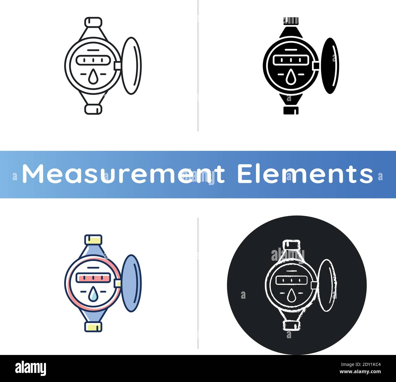 Water meter icon Stock Vector Image & Art - Alamy
