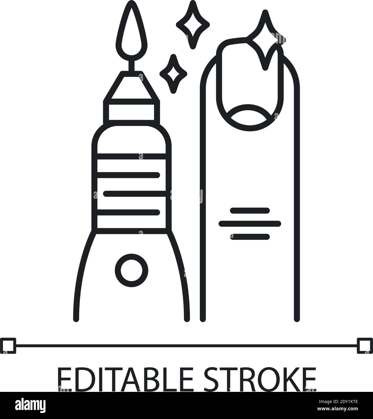 Woman salon manicure Black and White Stock Photos & Images - Alamy