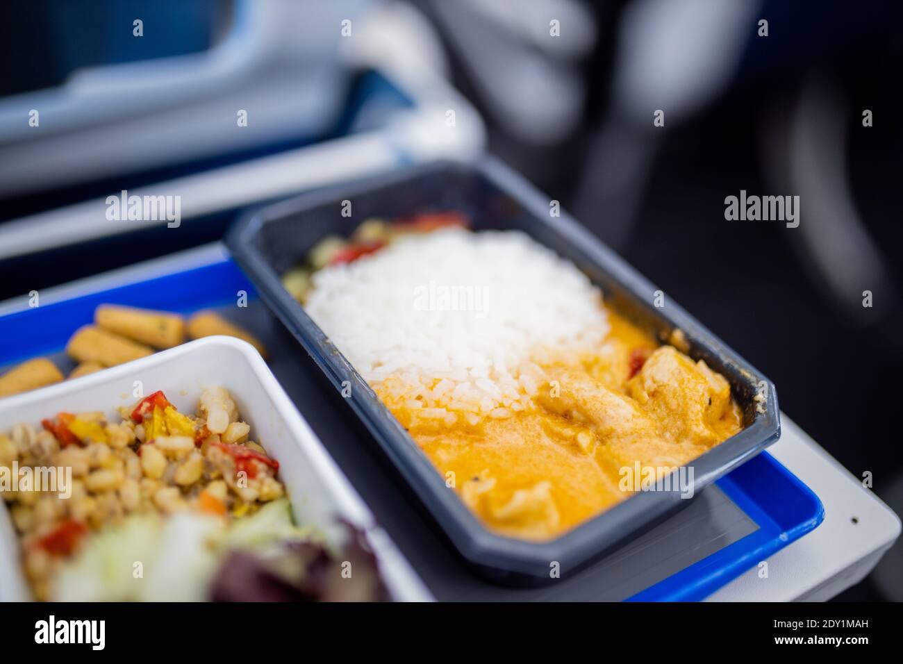 Airplane meal aerial hi-res stock photography and images - Alamy