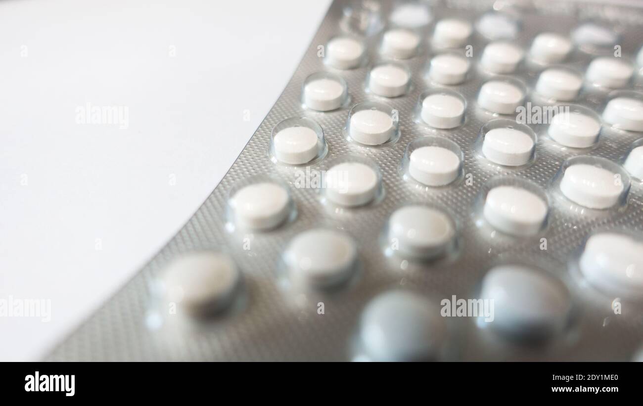 White round table strip with copyspace Stock Photo - Alamy