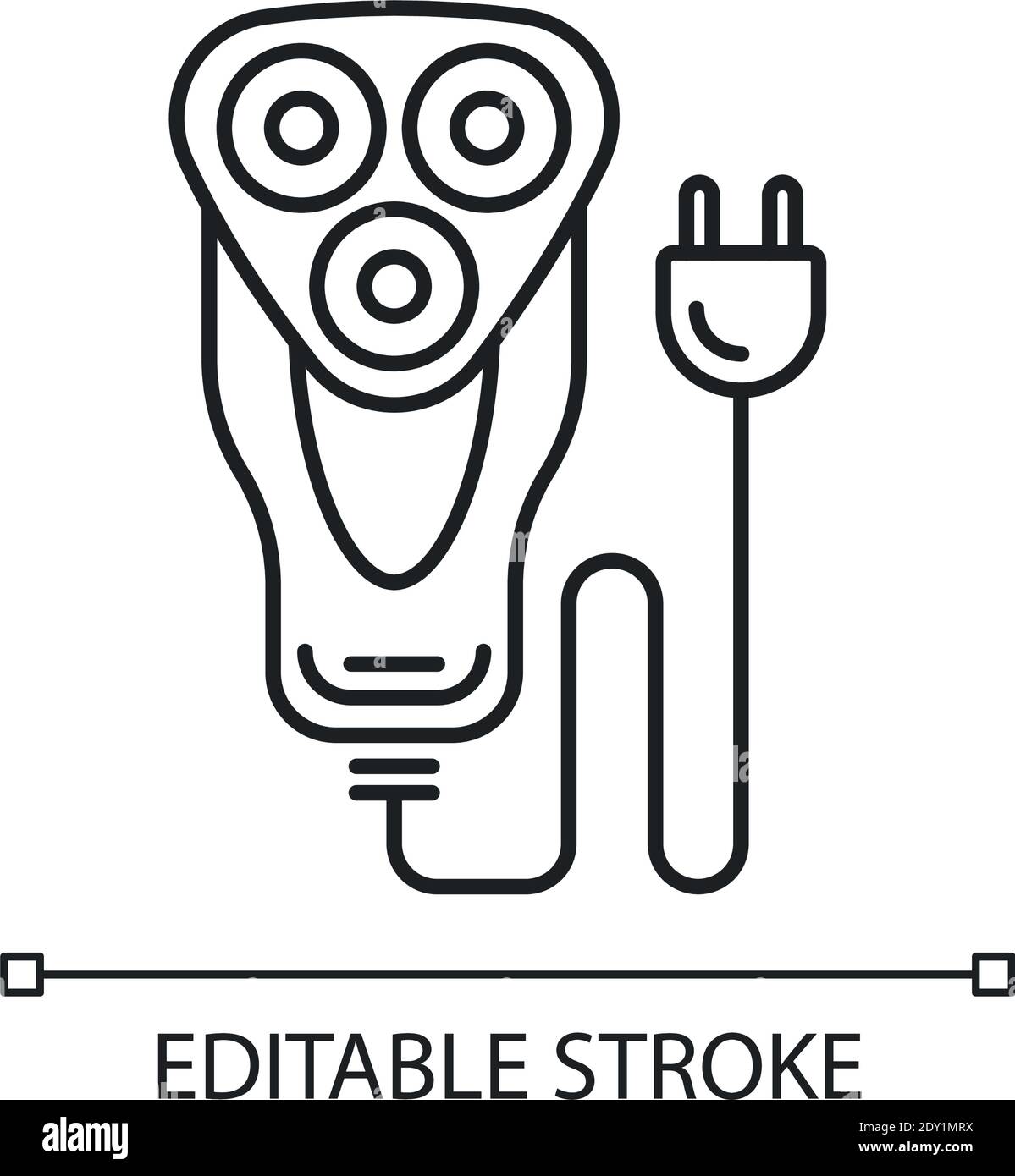 Electric shaver linear icon Stock Vector Image & Art - Alamy