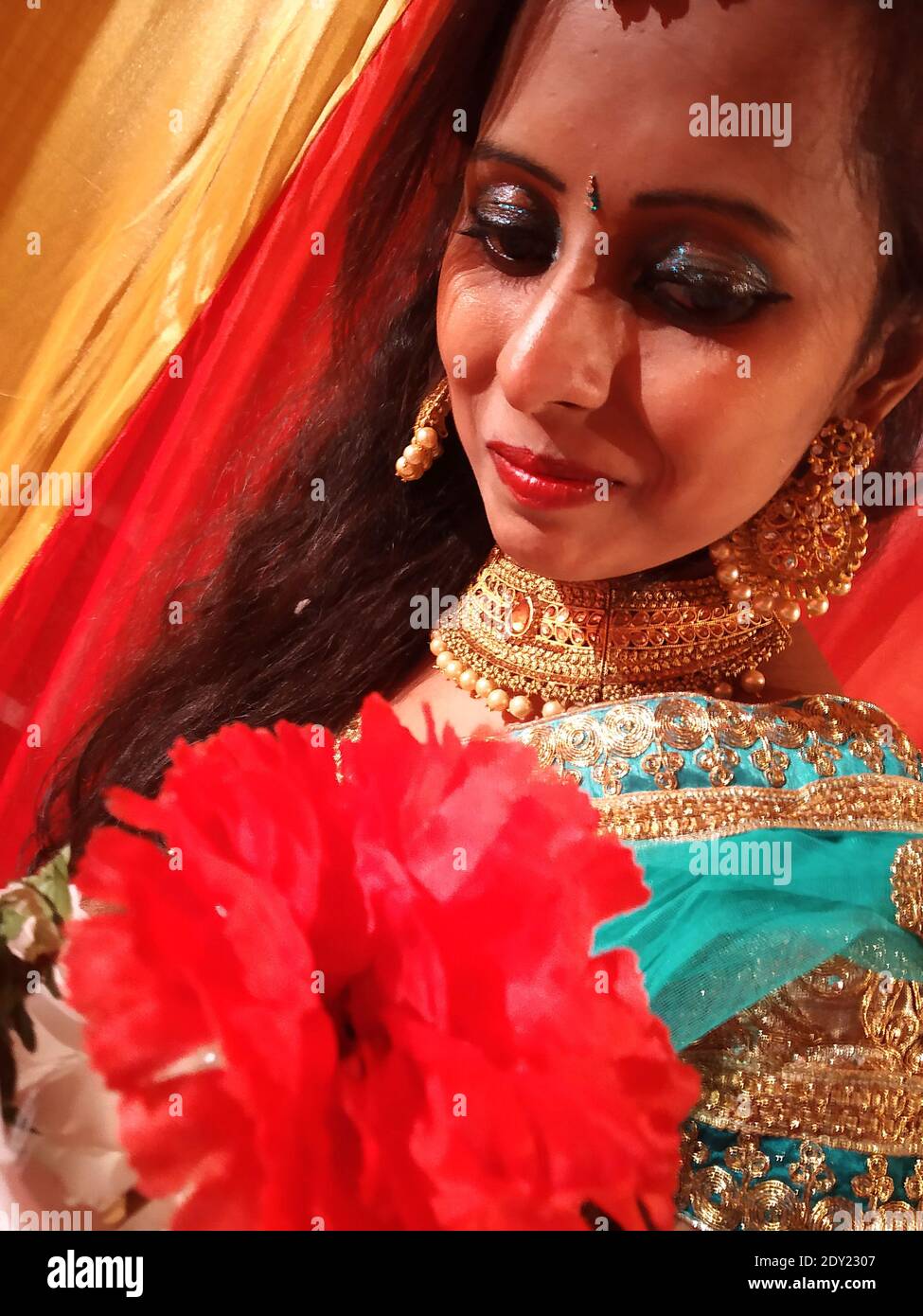 South indian wedding model hi-res stock photography and images - Alamy