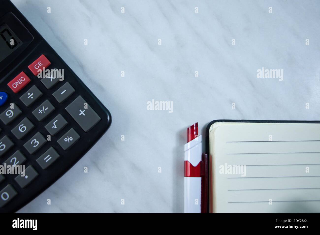 Calculator paper studio hi-res stock photography and images - Alamy