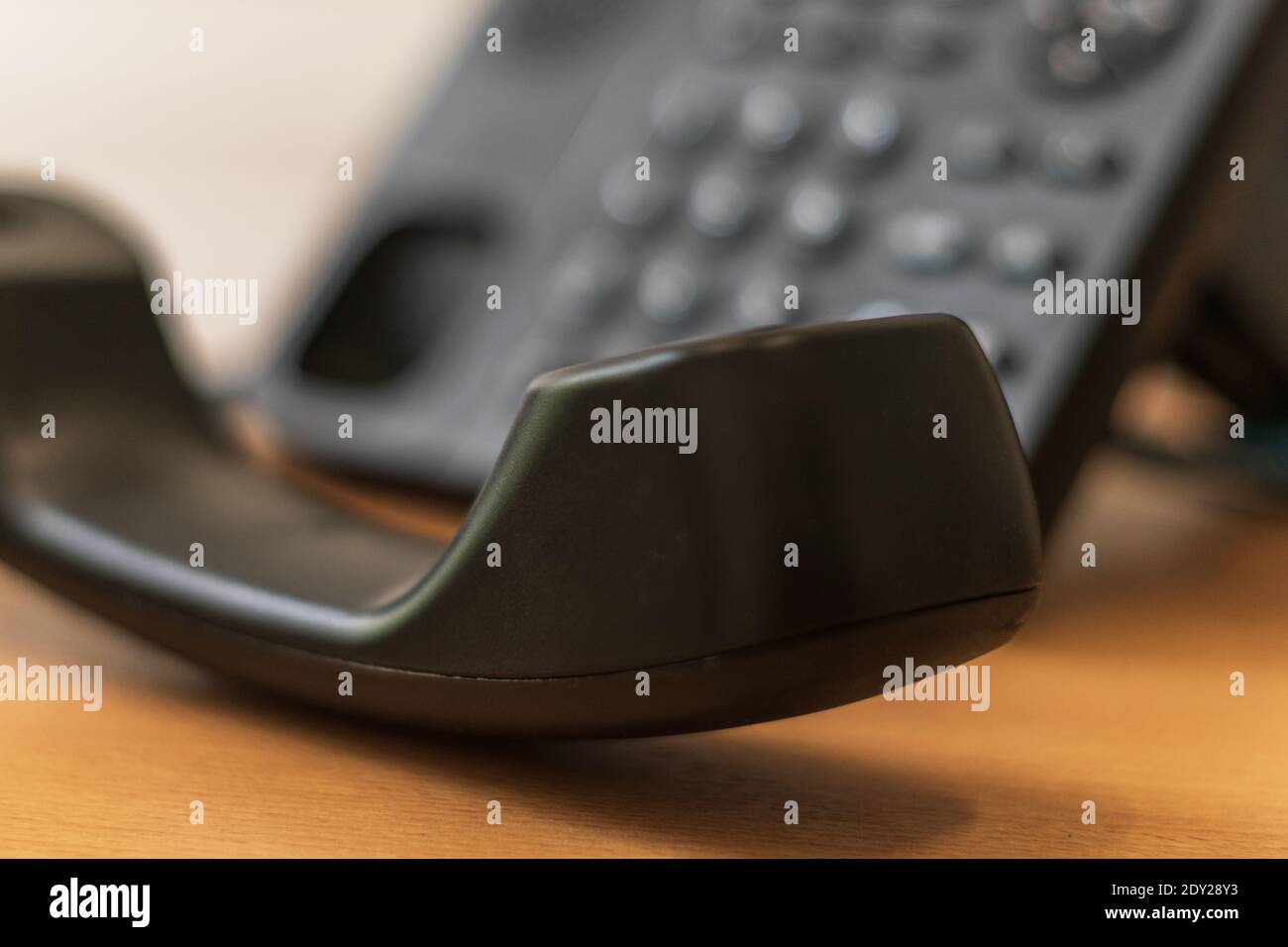 The landline of an office or workplace where there is internal ...