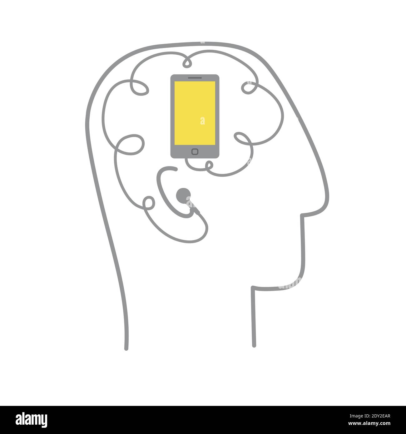 Digital detox phone Cut Out Stock Images & Pictures - Alamy