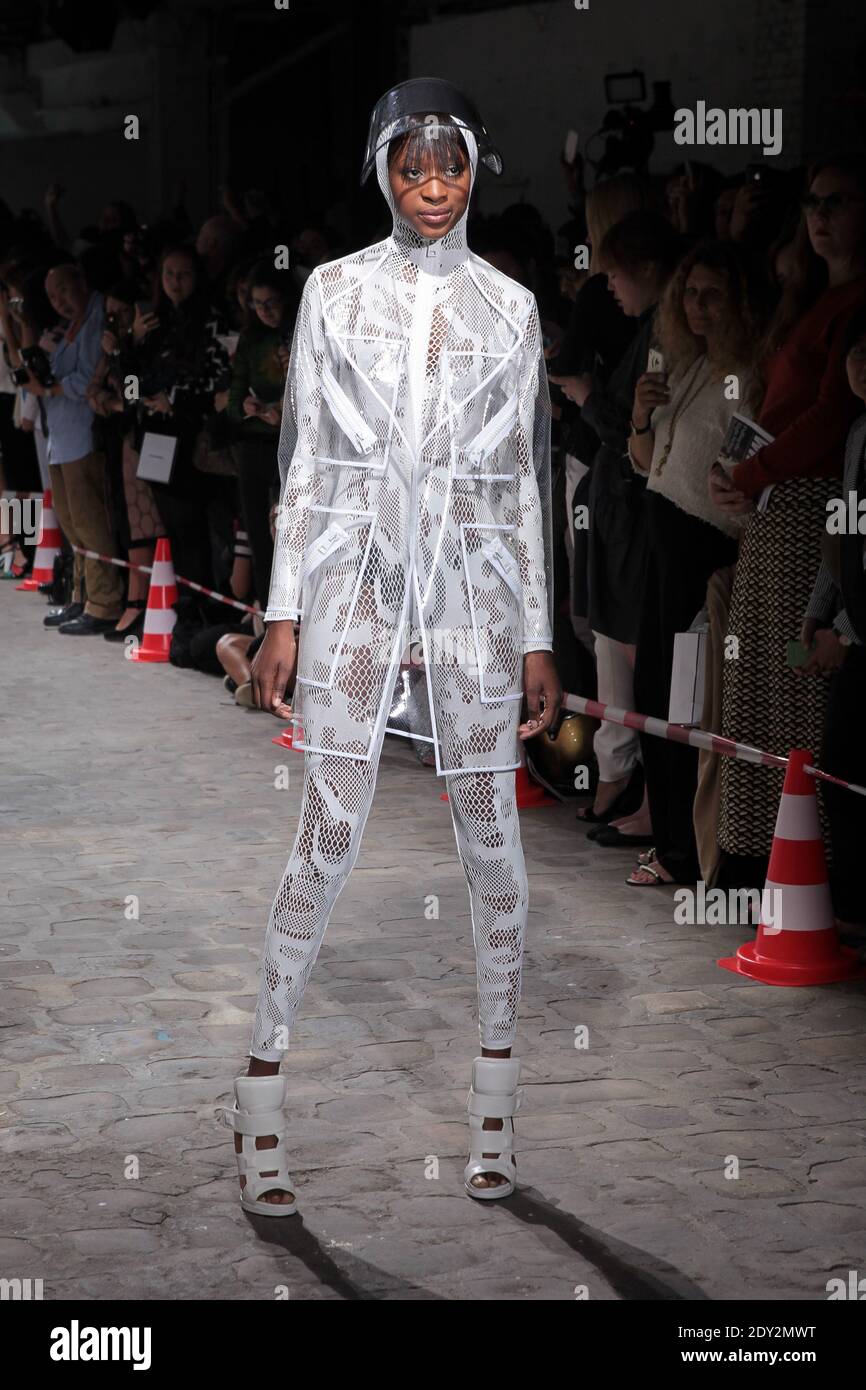 A Model displays a creation by Designer Jean-Charles De Castelbajac's ...
