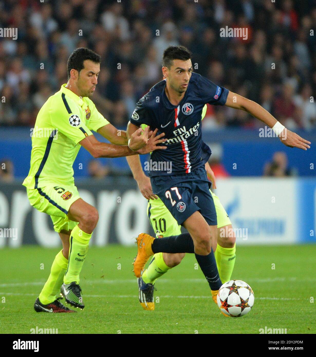 PSG's Javier Pastore during the UEFA Champions League soccer match ...