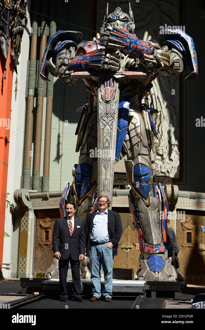 Peter Cullen attends Transformers's Hoptimus Prime handprint and ...