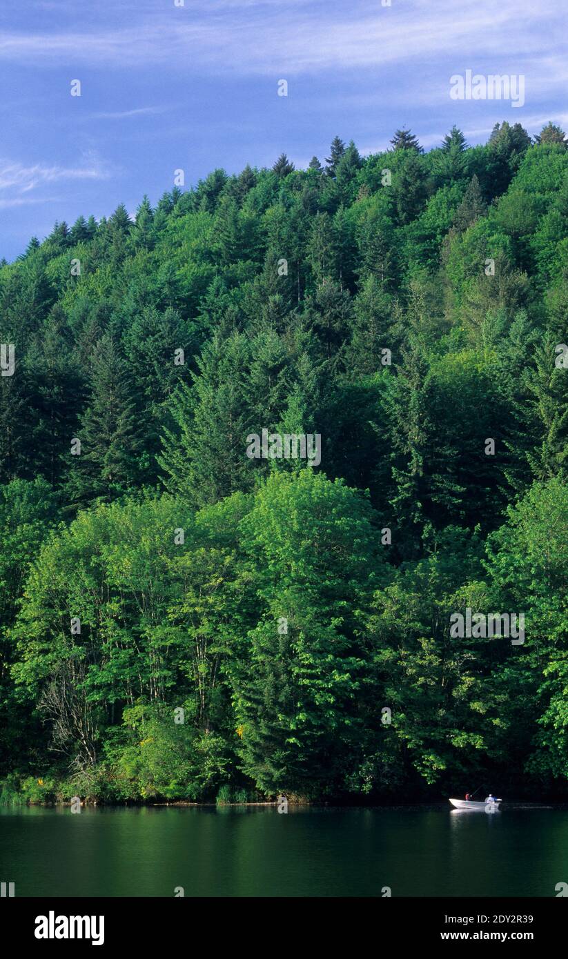 Silverton Reservoir, Silverton, Oregon Stock Photo - Alamy
