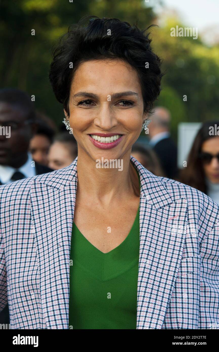 Farida Khelfa attending the Louis Vuitton's Spring-Summer 2014/2015 ...