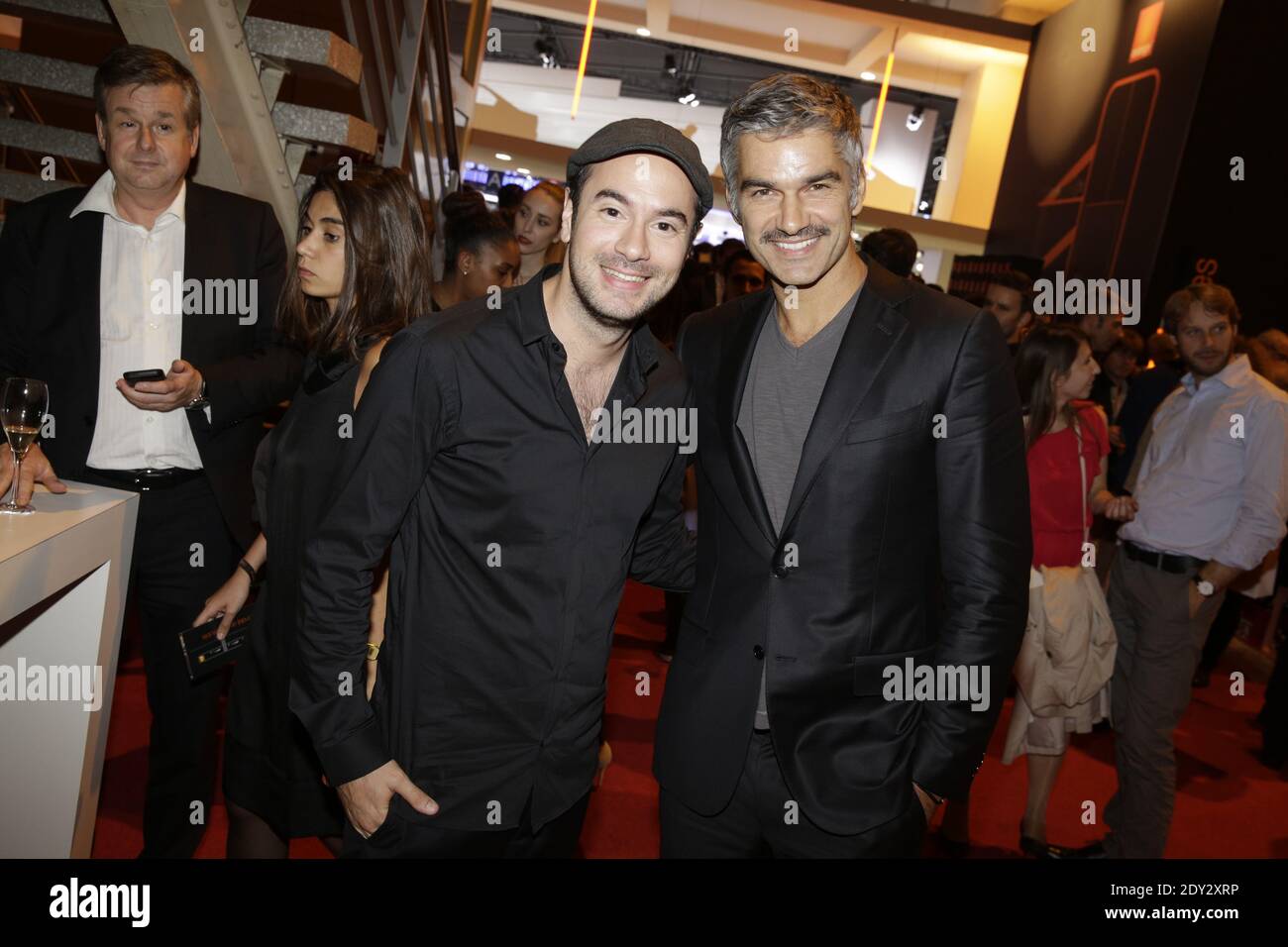 Kyan Khojandi and Francois Vincentelli attending the 'Orange' Party ...