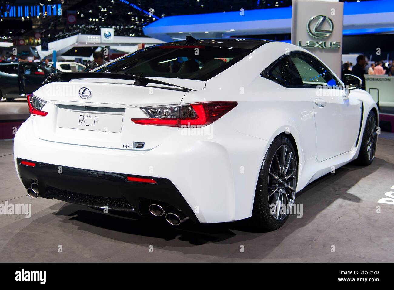 The new Lexus RCF during the press day of the Paris Motor Show, known ...