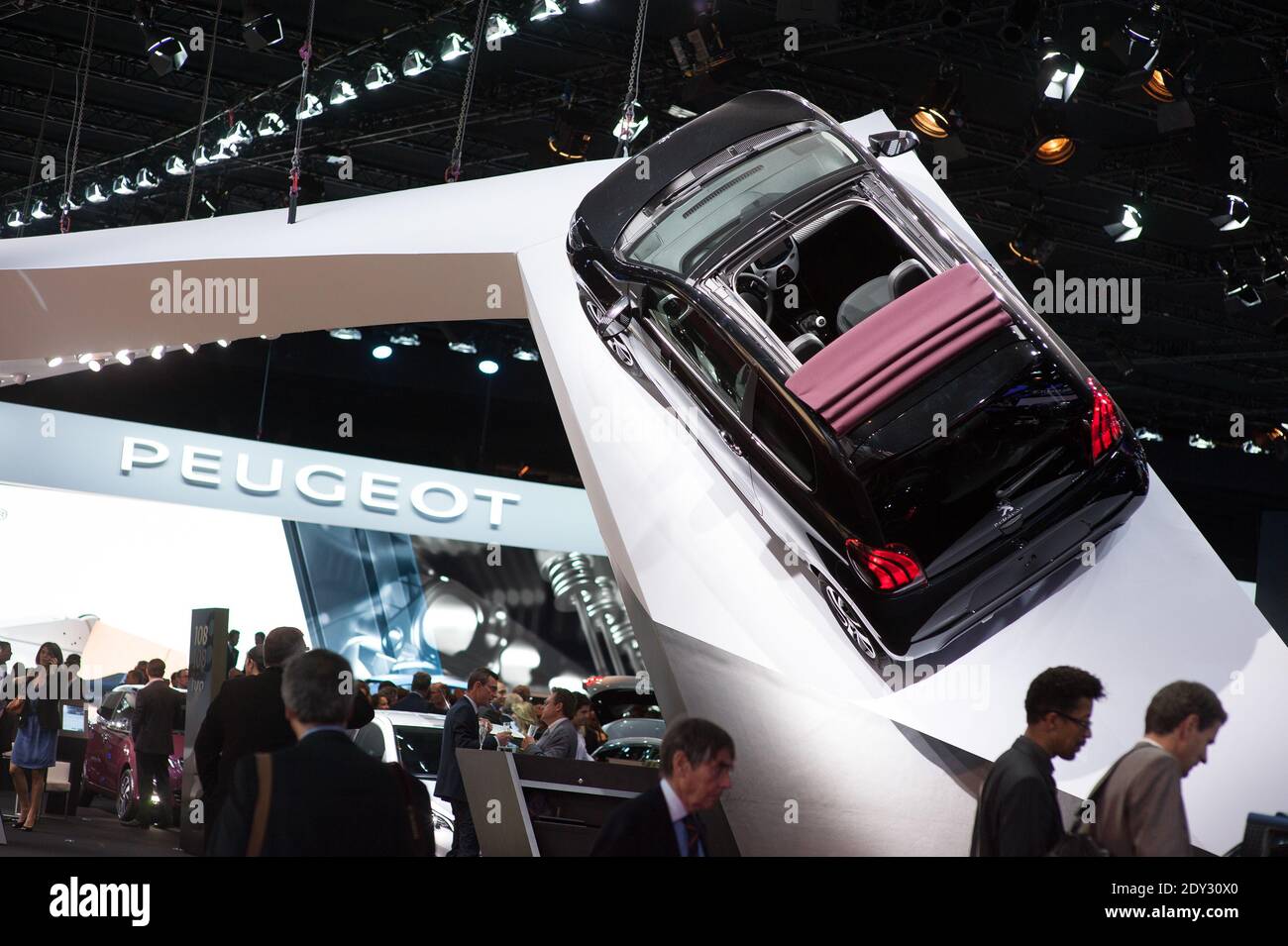the Paris Motor Show on October 02, 2014, in Paris, France. The Paris ...