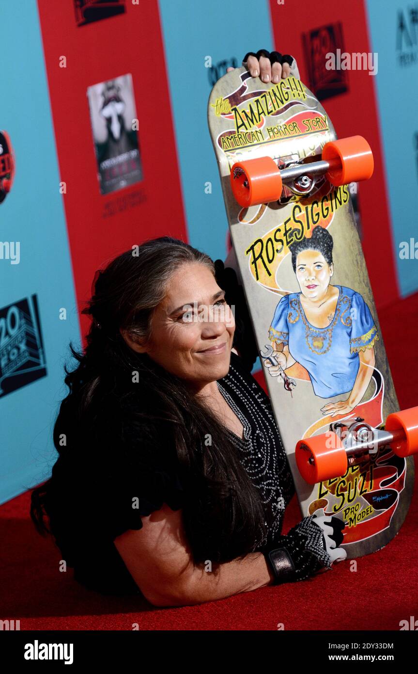 Rose Siggins attends FX American Horror Story: Freak Show premiere ...