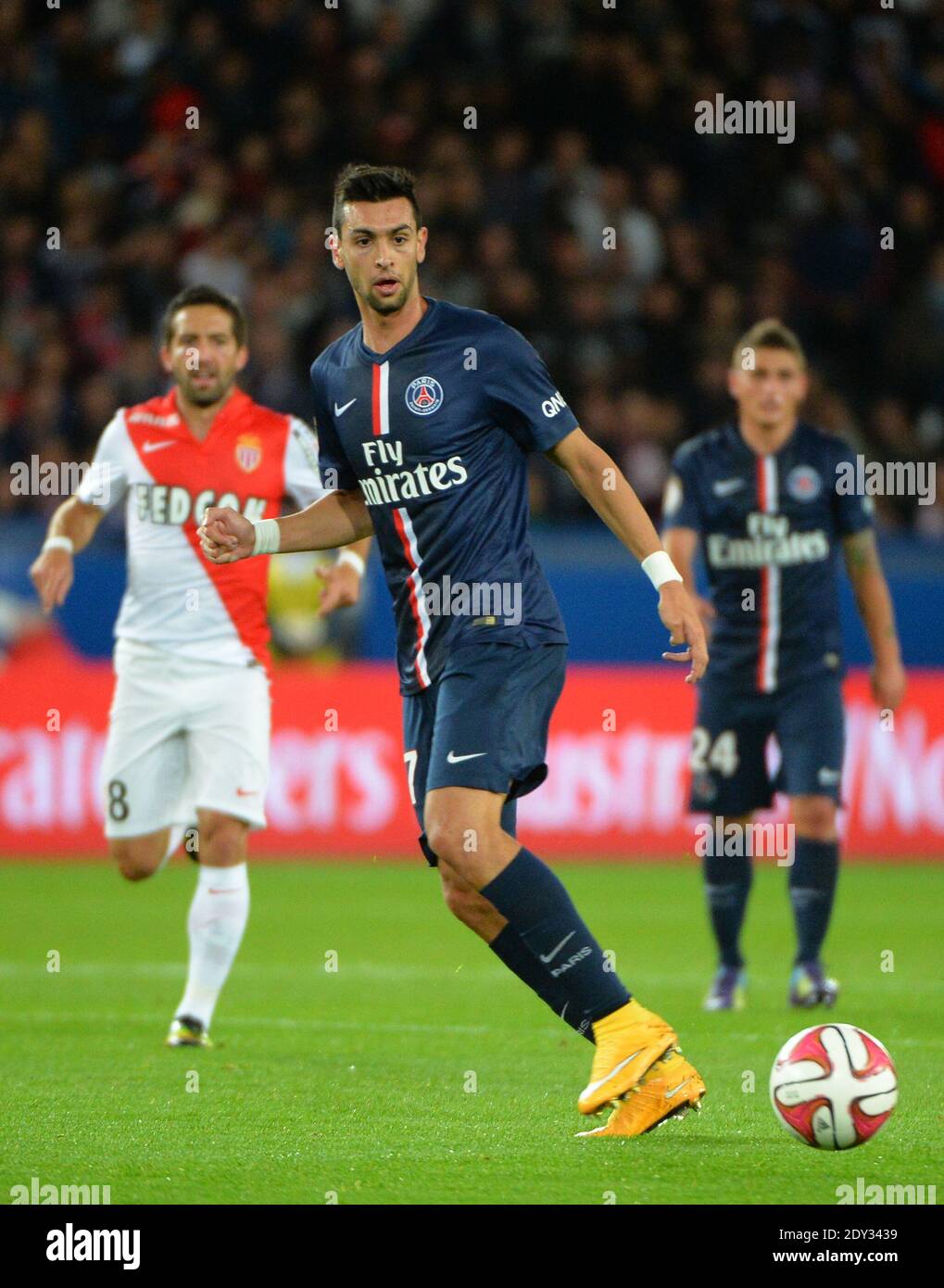 PSG's Javier Pastore during the French First League soccer match, Paris ...