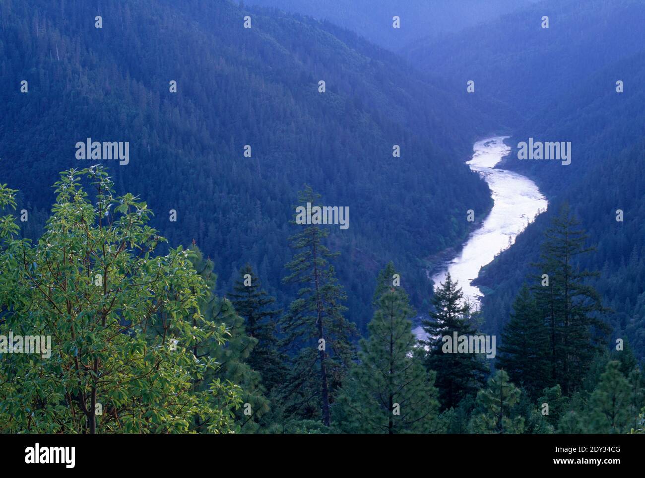 Rogue Wild & Scenic River from Whisky Creek Overlook, Grave Creek to ...